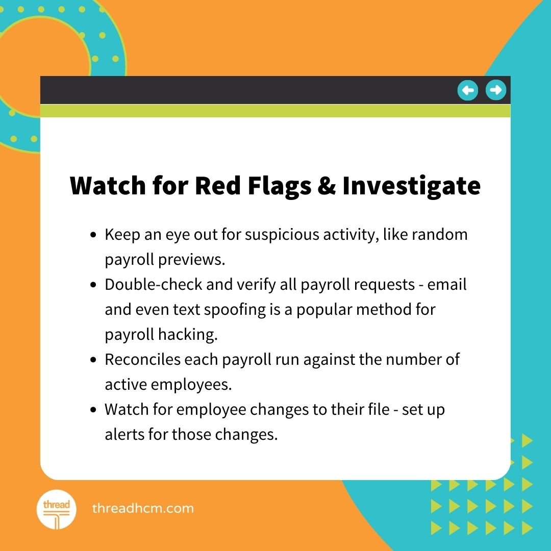 Slider: Payroll Fraud & Security Tips
